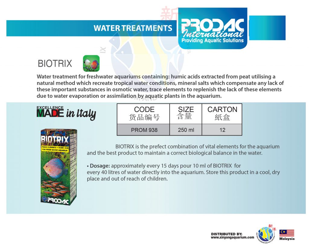 PRODAC Biotrix - Xin Yang Aquarium and Pets